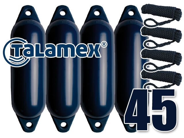 Talamex Majoni Star Fender Navy 4er Set mit Fenderleine in ...